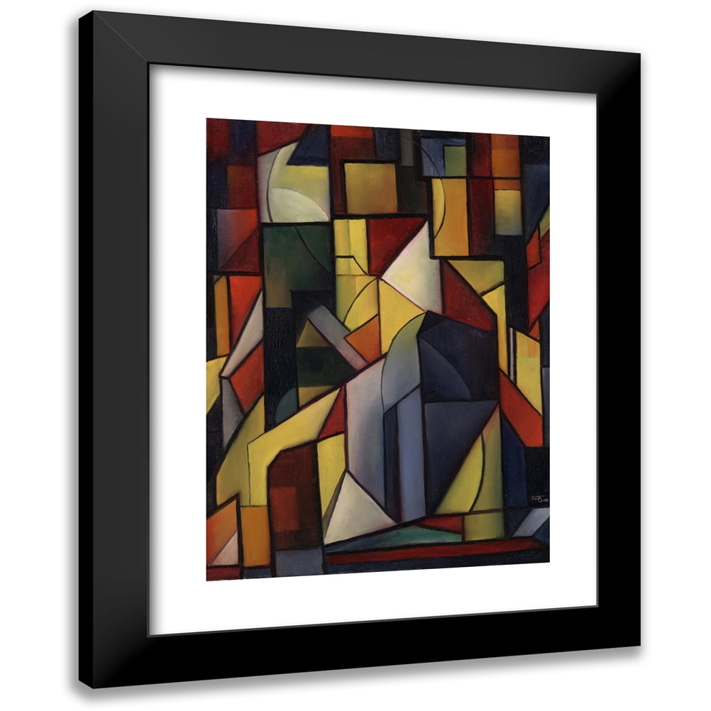 Georg Muche 11x14 Black Modern Framed Museum Art Print Titled - Growth ...