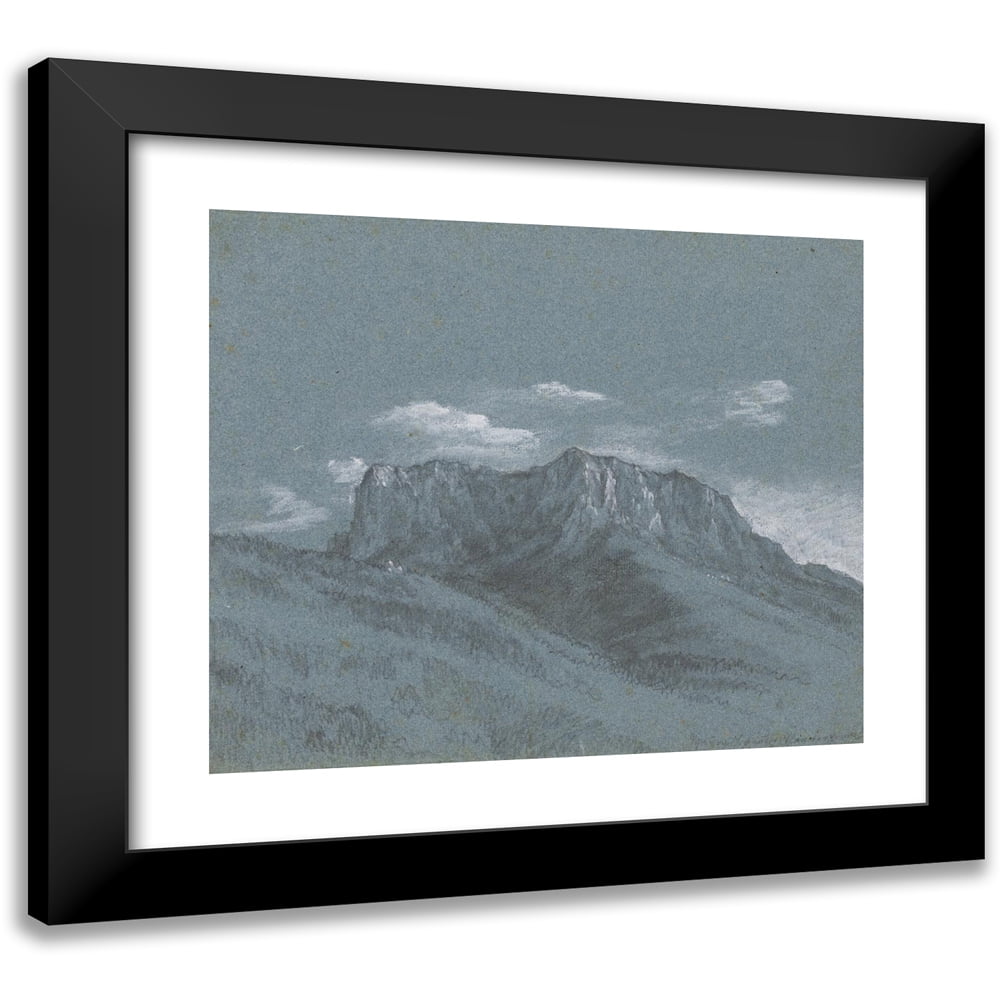 Georg von Dillis 14x12 Black Modern Framed Museum Art Print Titled ...