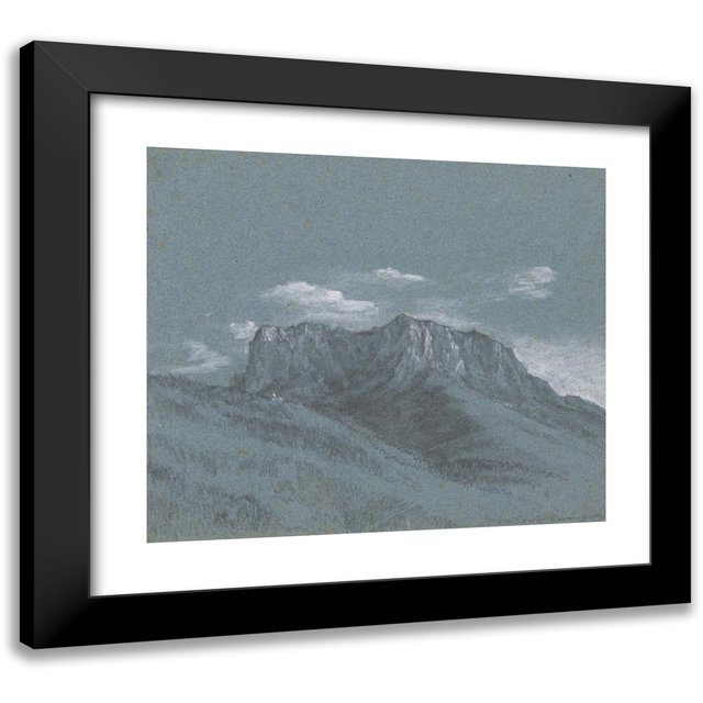 Georg von Dillis 14x12 Black Modern Framed Museum Art Print Titled ...