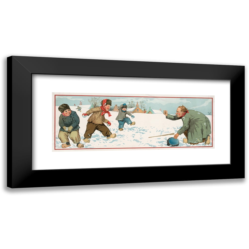 George A. Newman 18x9 Black Modern Framed Museum Art Print Titled ...