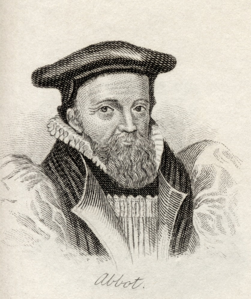 George Abbot 1562-1633 Archbishop Of Canterbury From The Book Crabbs ...