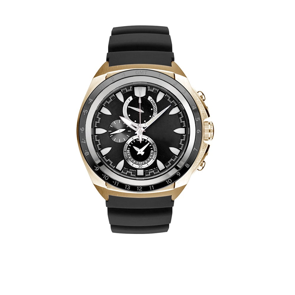 George Adult Mens Gold Case Analogue Watch - Walmart.com