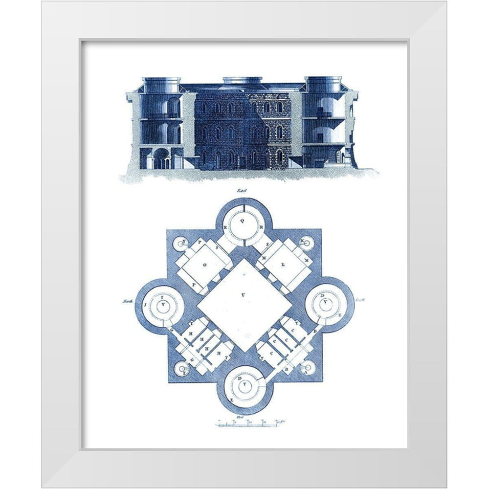 George, Andrew Cook 20x24 White Modern Wood Framed Museum Art Print ...