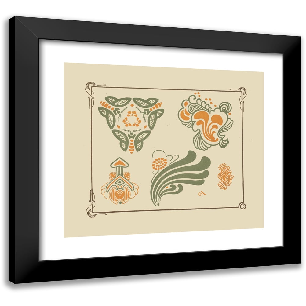 George Auriol 17x15 Black Modern Framed Museum Art Print Titled ...