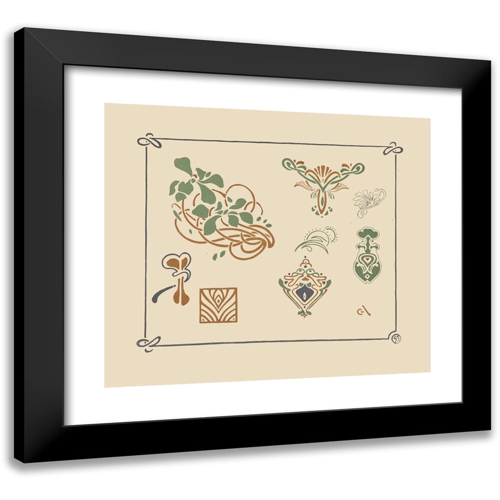 George Auriol 17x15 Black Modern Framed Museum Art Print Titled ...