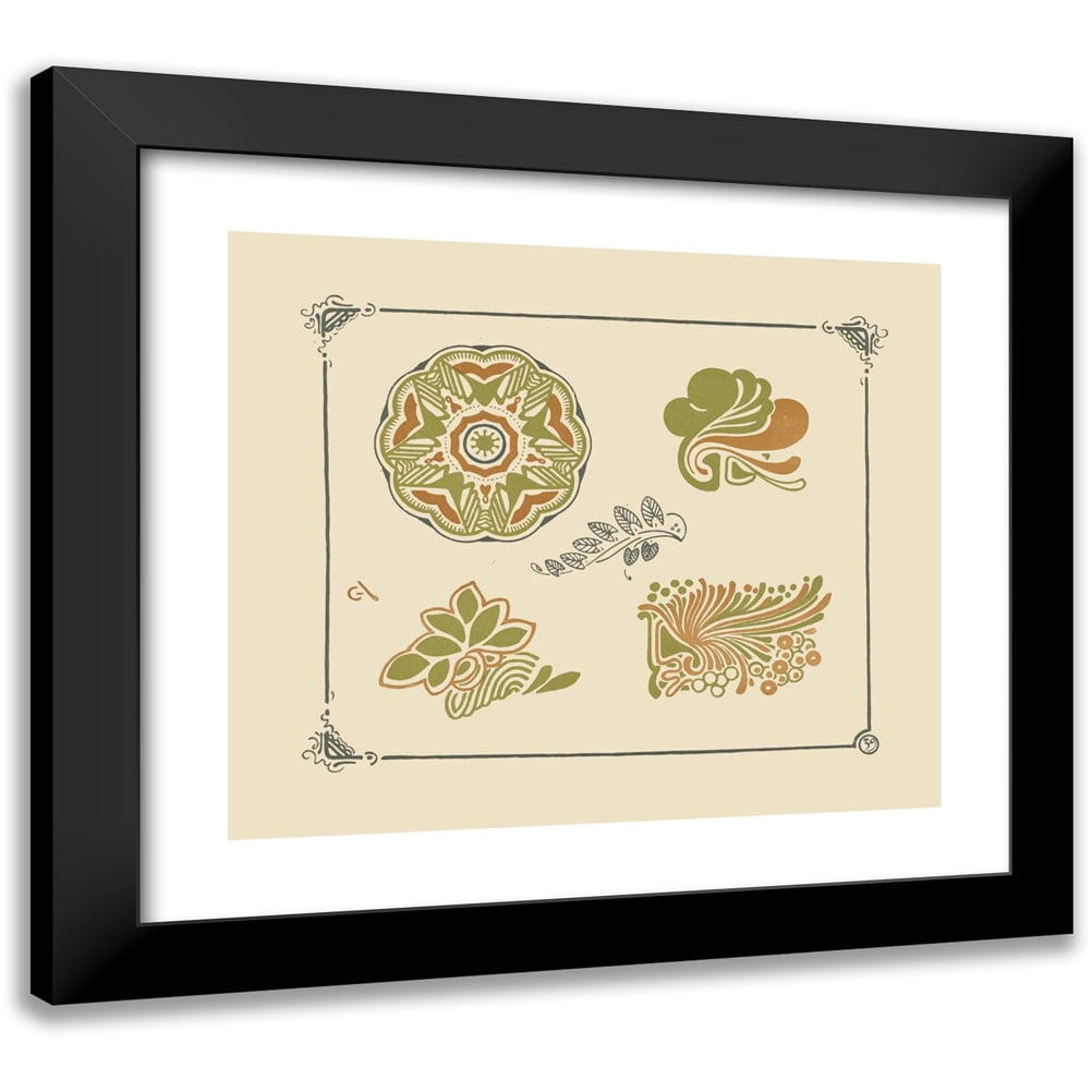 George Auriol 23x20 Black Modern Framed Museum Art Print Titled ...
