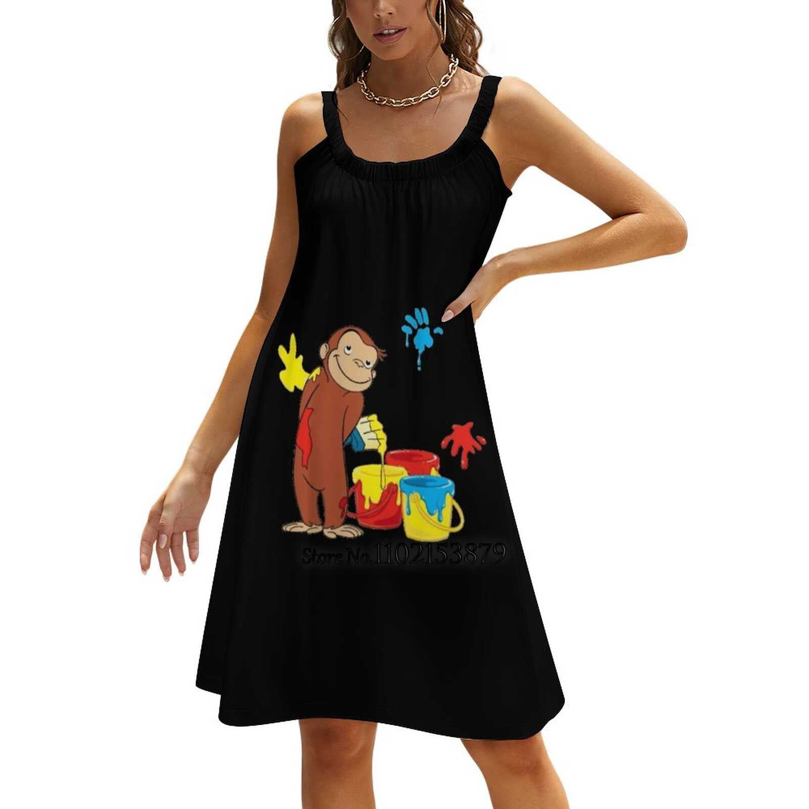 George Back Lacing Backless Dress Square Neck Dress Sweet Elegant Dress ...