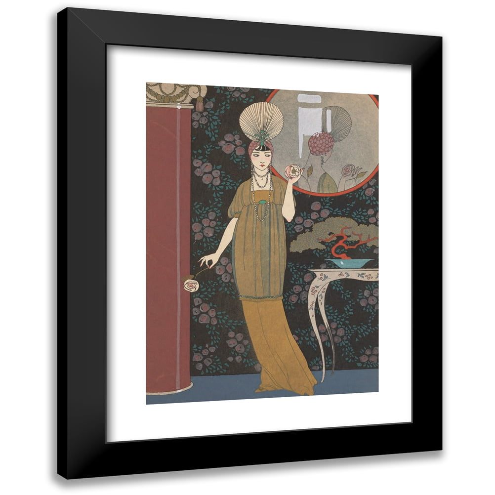 George Barbier 18x24 Black Modern Framed Museum Art Print Titled ...
