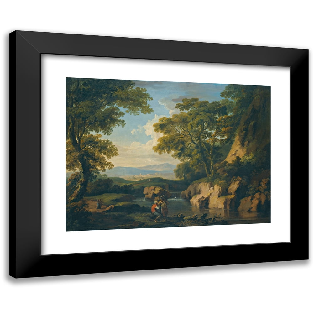 George Barret 18x15 Black Modern Framed Museum Art Print Titled - A ...