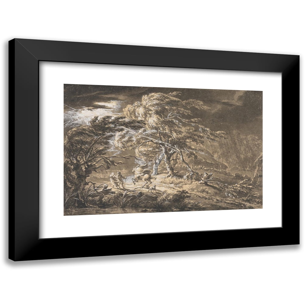 George Barret 24x17 Black Modern Framed Museum Art Print Titled - The ...