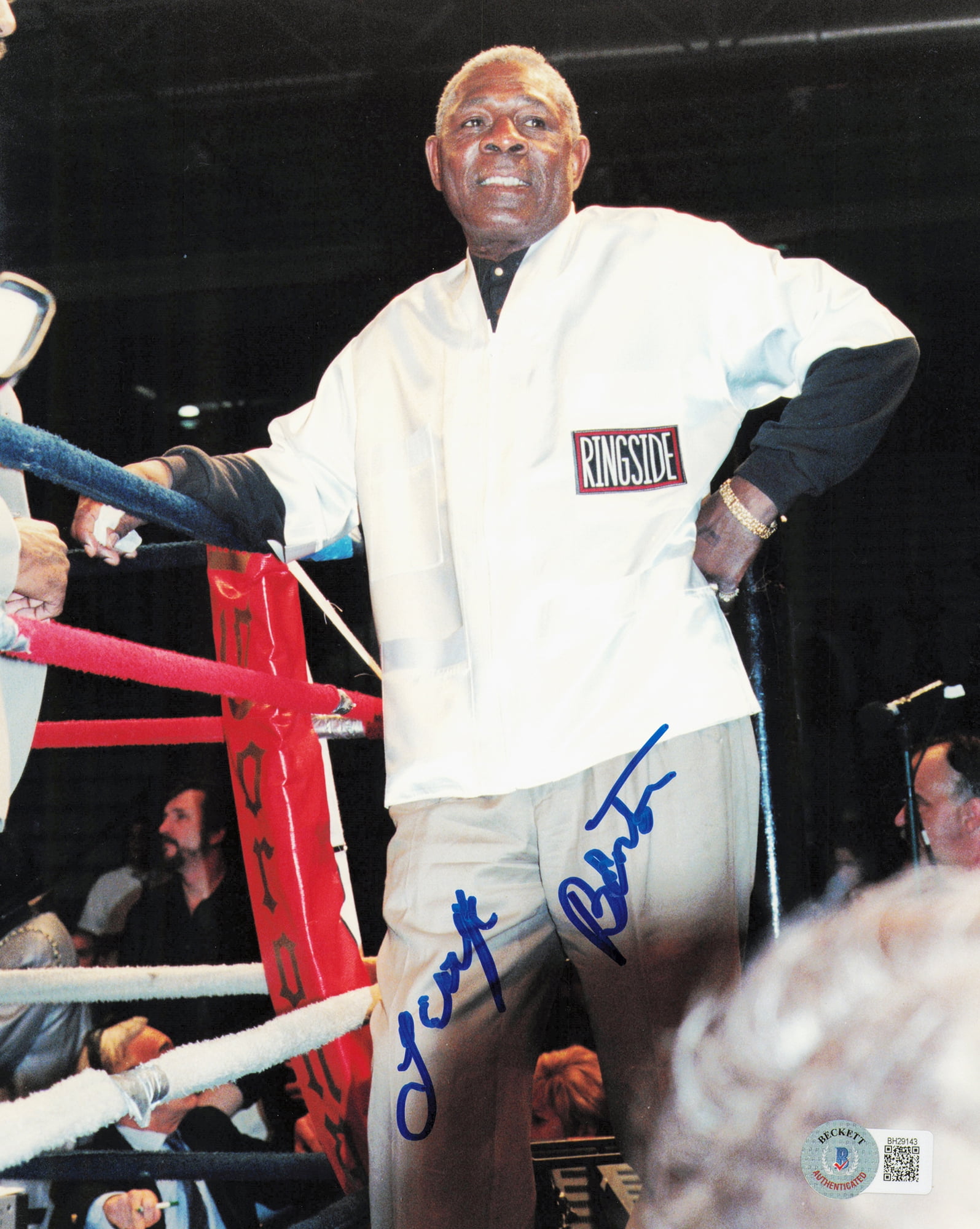 George Benton Autographed 8x10 Photo Boxer/Trainer Beckett BAS QR # ...