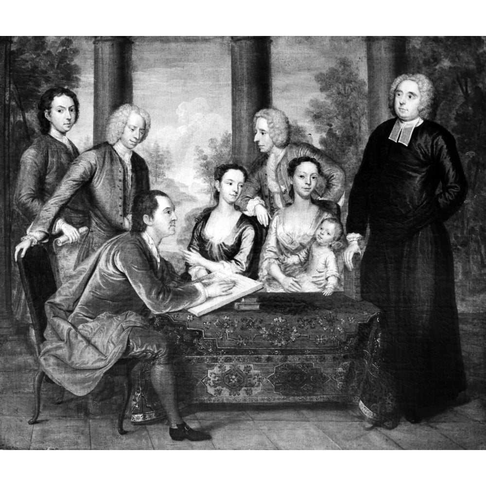 George Berkeley. Nirish Philosopher. Berkeley With His Wife And Friends ...