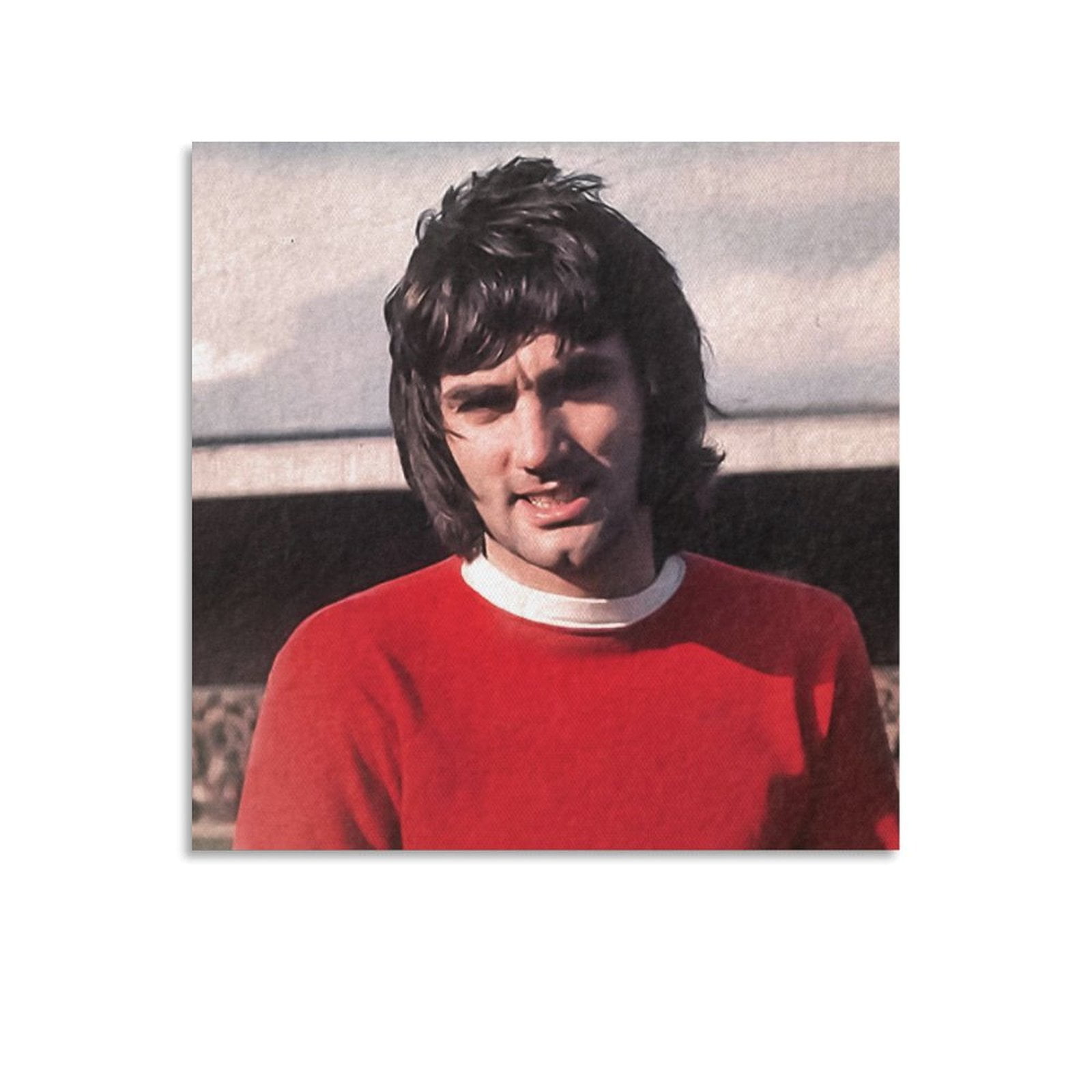 George Best Footballer Poster Sportman Posters Art Print Wall Photo ...