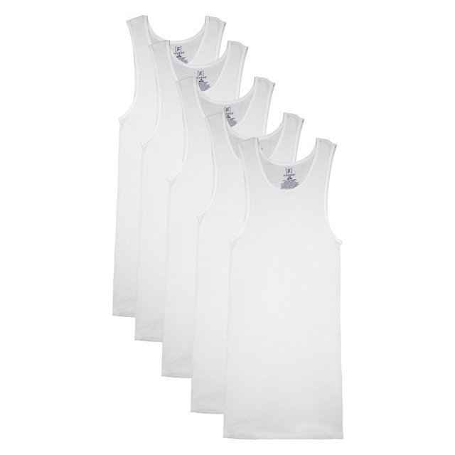 George Big Men's A-Shirts, 5-Pack - Walmart Business Supplies