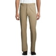 George Big Men's Classic Fit Flat Front Wrinkle Resistant Casual Pants ...