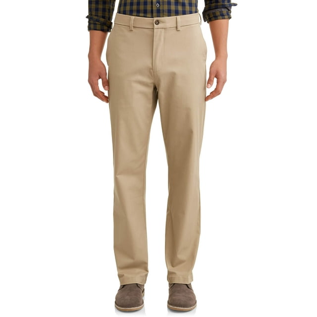 George Big Men's Premium Pleated Regular Fit Khaki Pants - Walmart.com