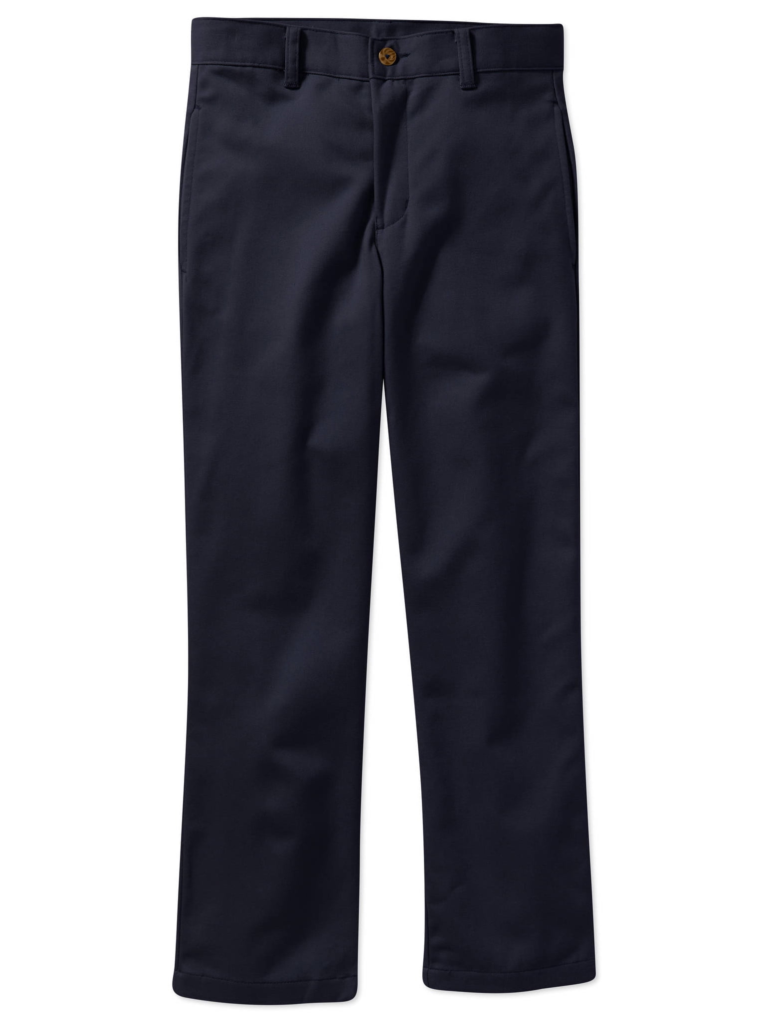 George Boys School Uniform Flat Front Twill Pant With Scotchguard ...