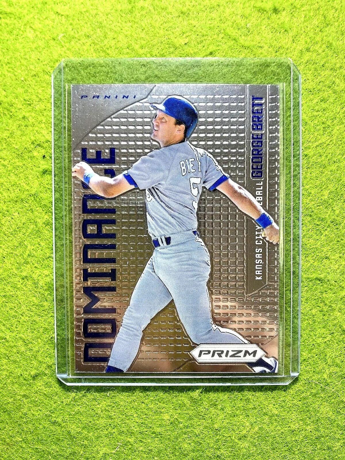 George Brett 1st PRIZM CARD SILVER CHROME SP 2012 Prizm GEORGE BRETT ...
