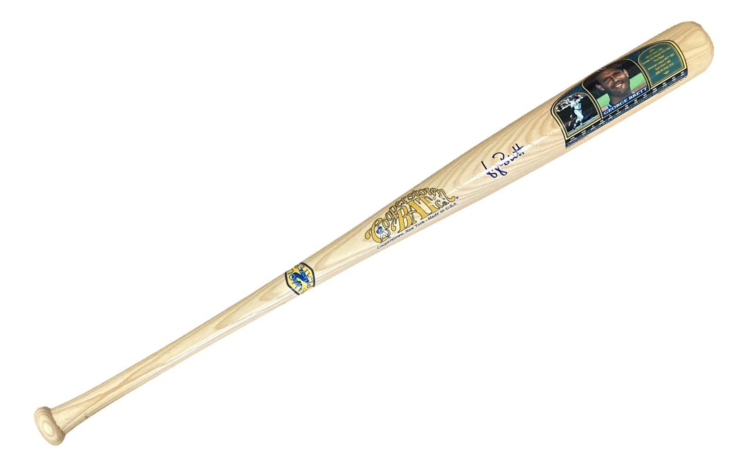 George Brett Royals Signed Cooperstown Baseball Bat #656 BAS - Walmart.com