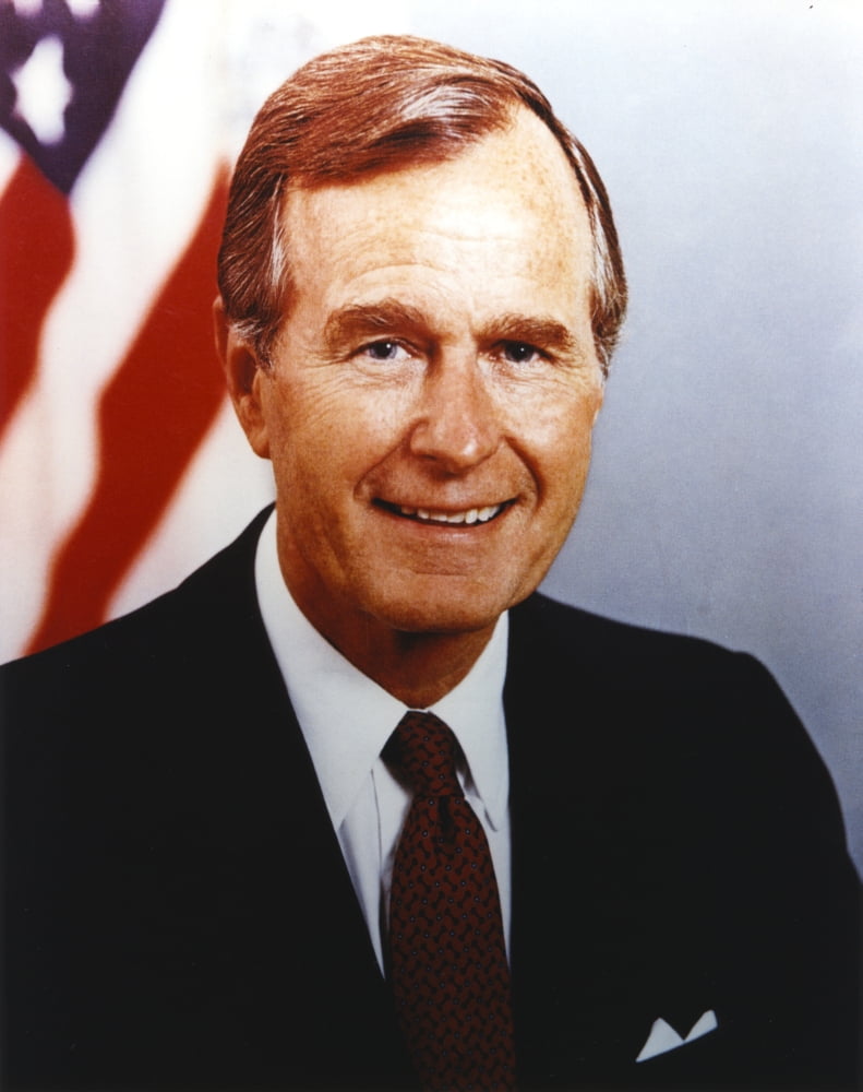 George Bush smiling in Tuxedo Close Up Portrait Photo Print (8 x 10 ...