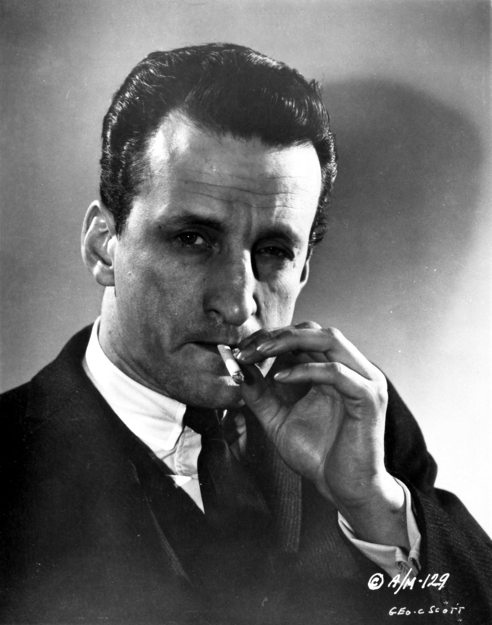 George C Scott smoking Photo Print (8 x 10) - Walmart.com