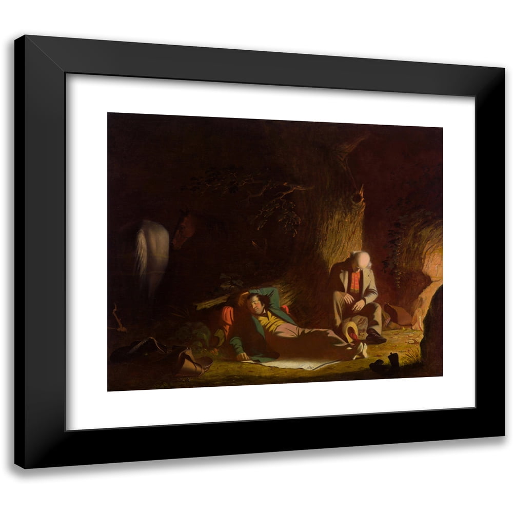 George Caleb Bingham 14x12 Black Modern Framed Museum Art Print Titled ...