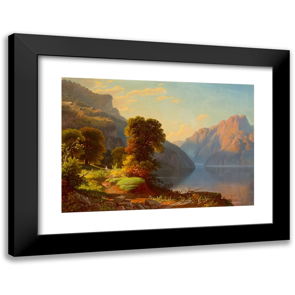 George Caleb Bingham 18x14 Black Modern Framed Museum Art Print Titled ...