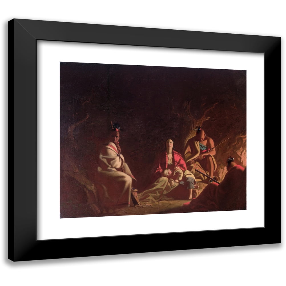 George Caleb Bingham 23x20 Black Modern Framed Museum Art Print Titled ...