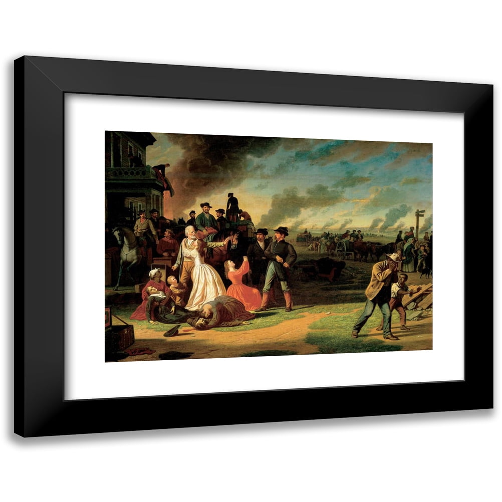 George Caleb Bingham 24x18 Black Modern Framed Museum Art Print Titled ...