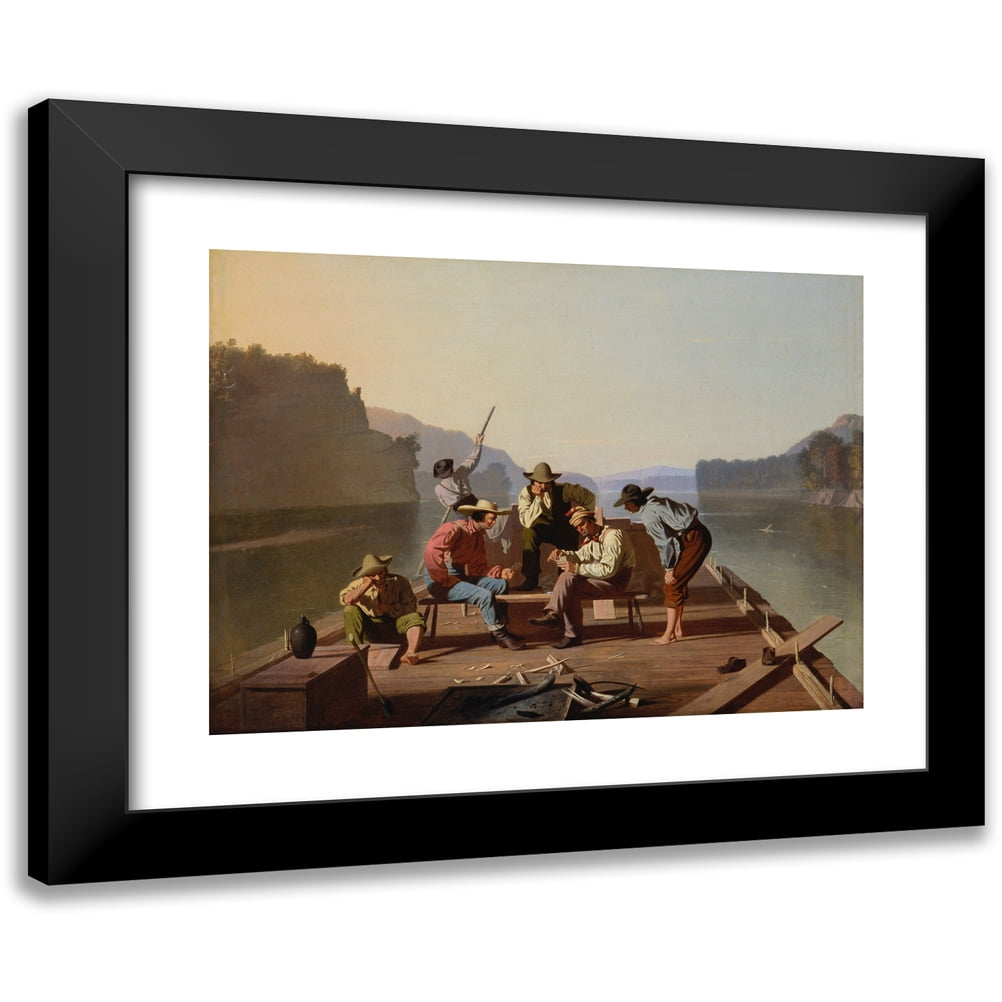George Caleb Bingham 24x19 Black Modern Framed Museum Art Print Titled ...