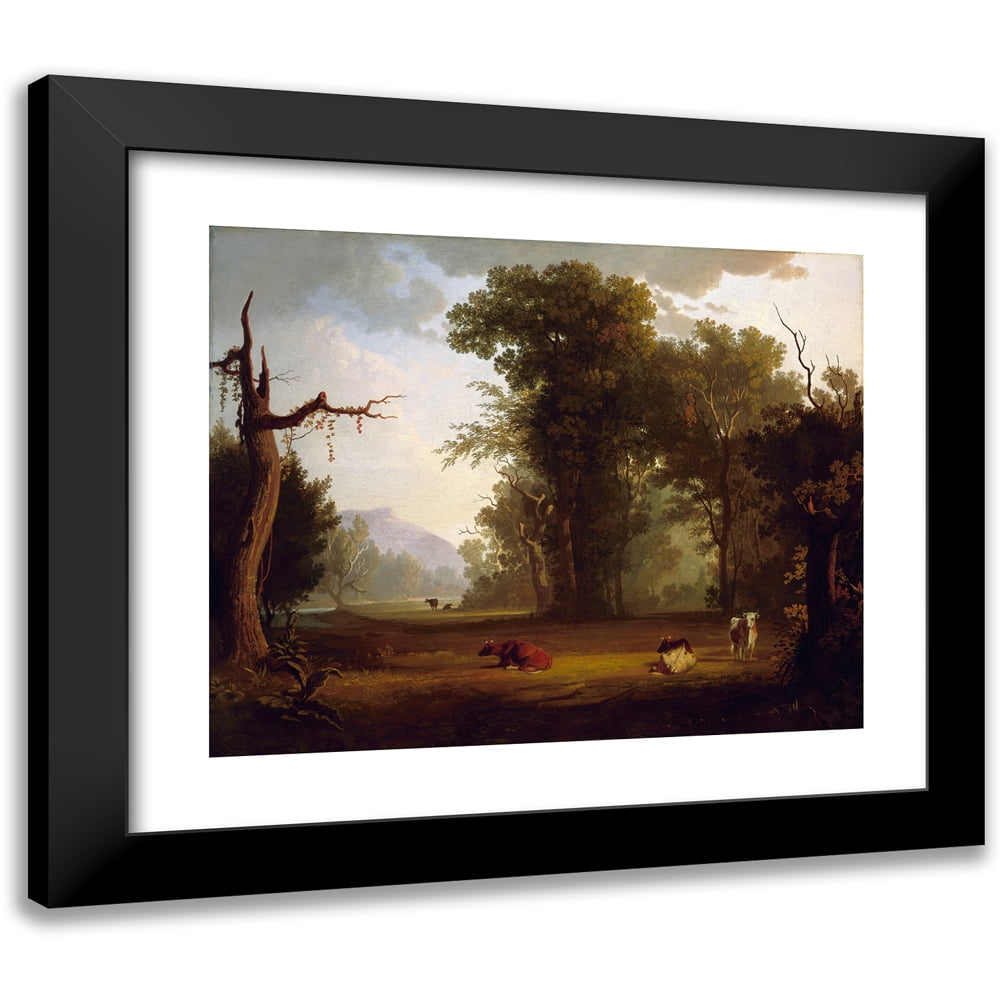 George Caleb Bingham 24x20 Black Modern Framed Museum Art Print Titled ...