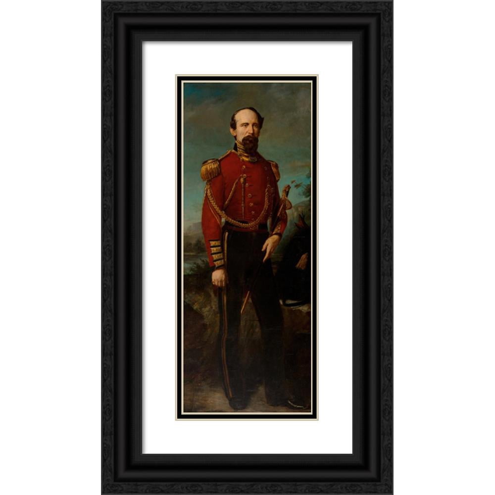 George Caleb Bingham 8x14 Black Ornate Wood Framed Double Matted Museum ...