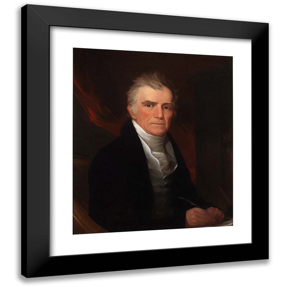 George Catlin 12x14 Black Modern Framed Museum Art Print Titled ...