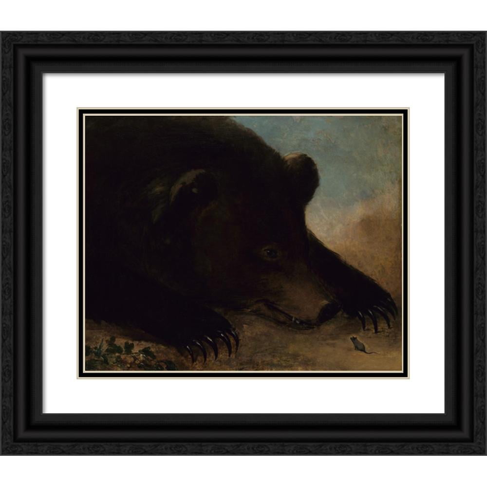 George Catlin 14x12 Black Ornate Wood Framed Double Matted Museum Art ...