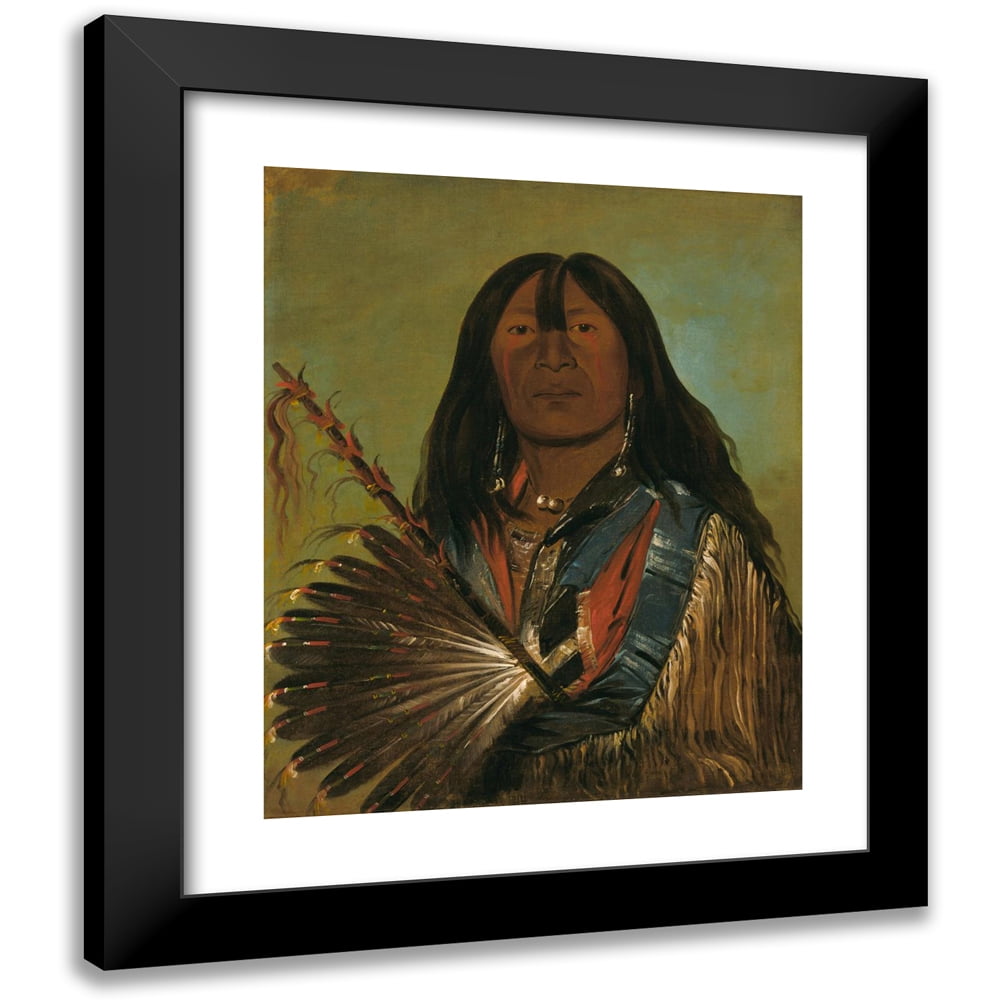 George Catlin 15x18 Black Modern Framed Museum Art Print Titled - Shon ...