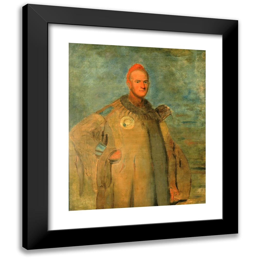 George Catlin 15x18 Black Modern Framed Museum Art Print Titled ...