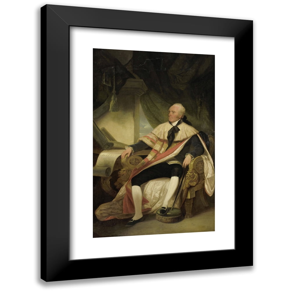George Chinnery 11x14 Black Modern Framed Museum Art Print Titled ...