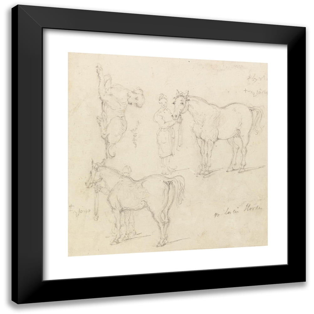 George Chinnery 15x15 Black Modern Framed Museum Art Print Titled ...