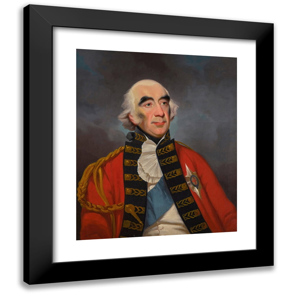George Chinnery 20x23 Black Modern Framed Museum Art Print Titled ...