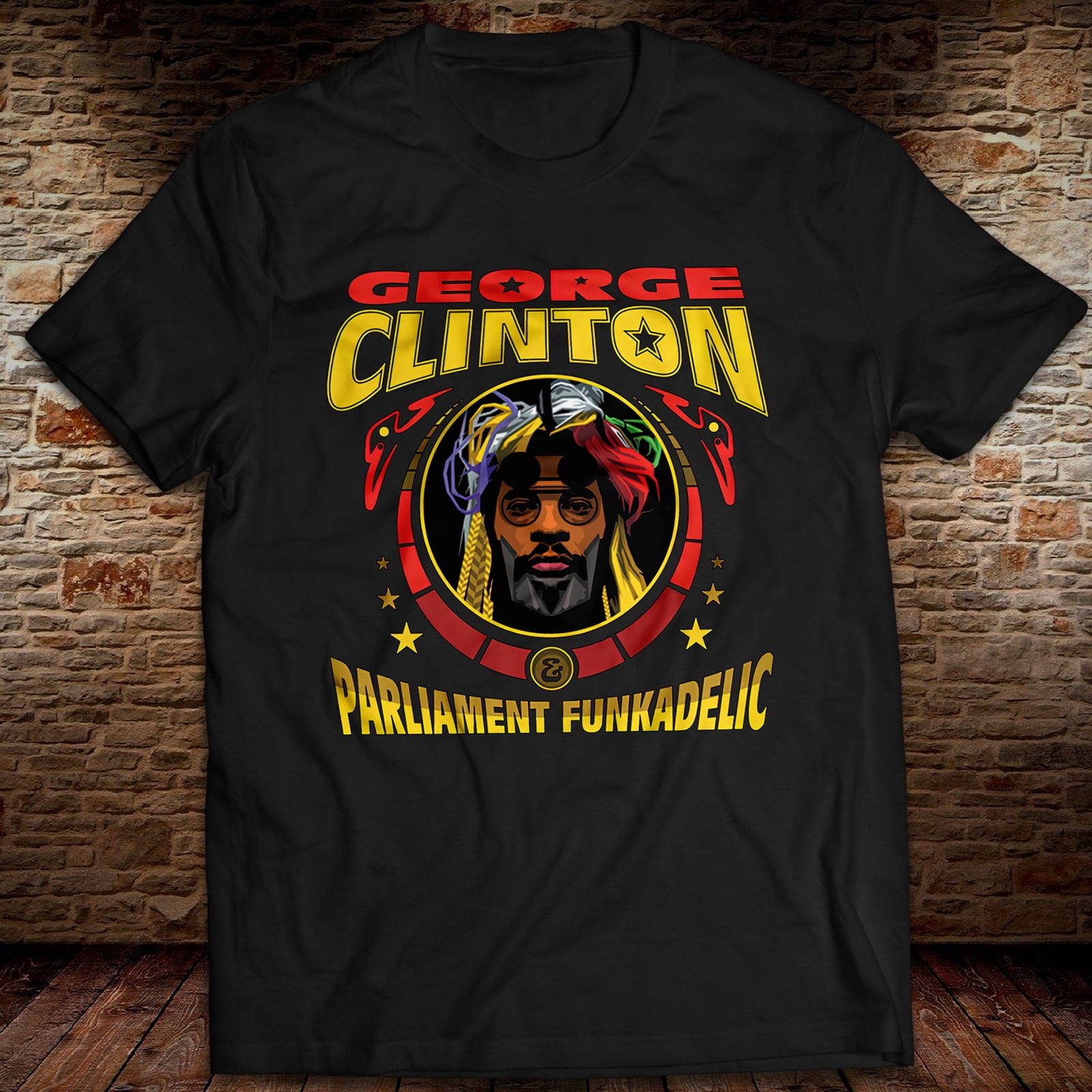 George Clinton Funkadelic Parliament T-Shirt Maggot Brain Mothership ...