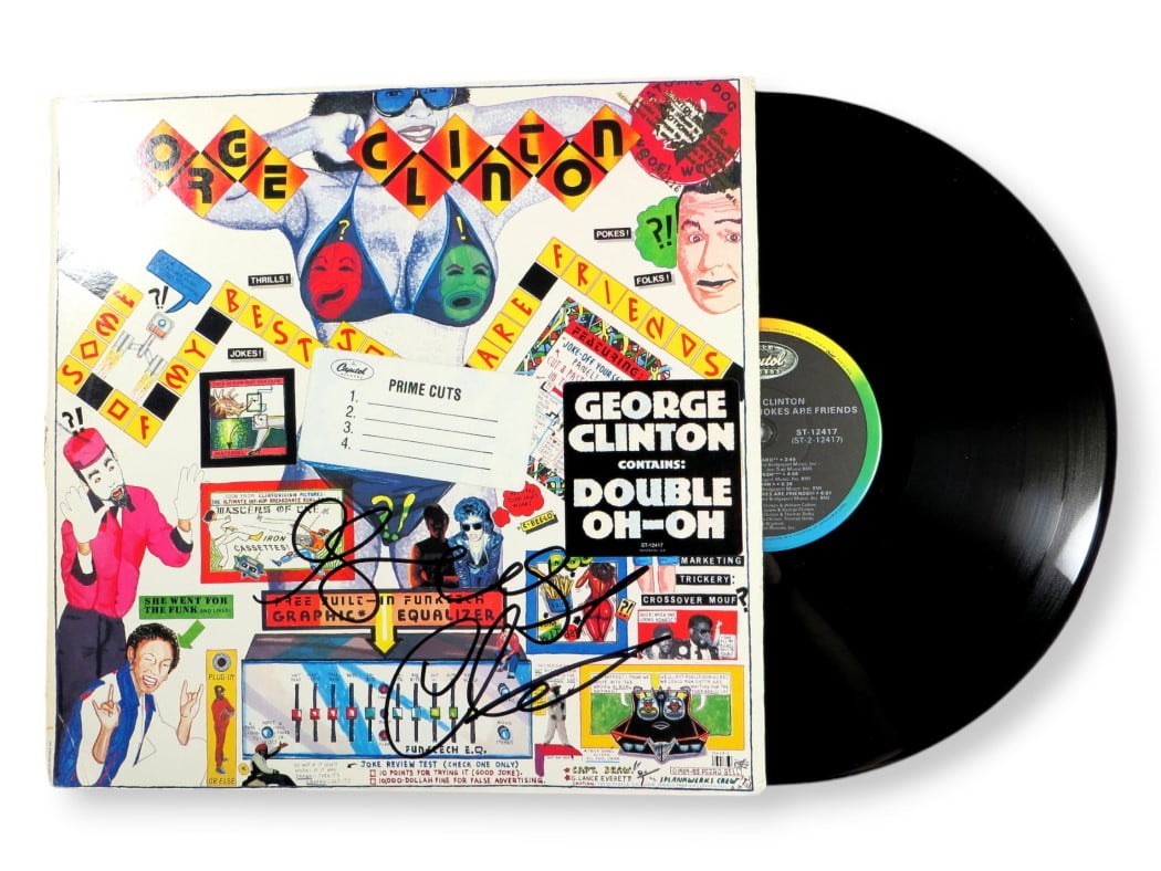 George Clinton Signed Autographed Record Album Cover Some of My Best ...
