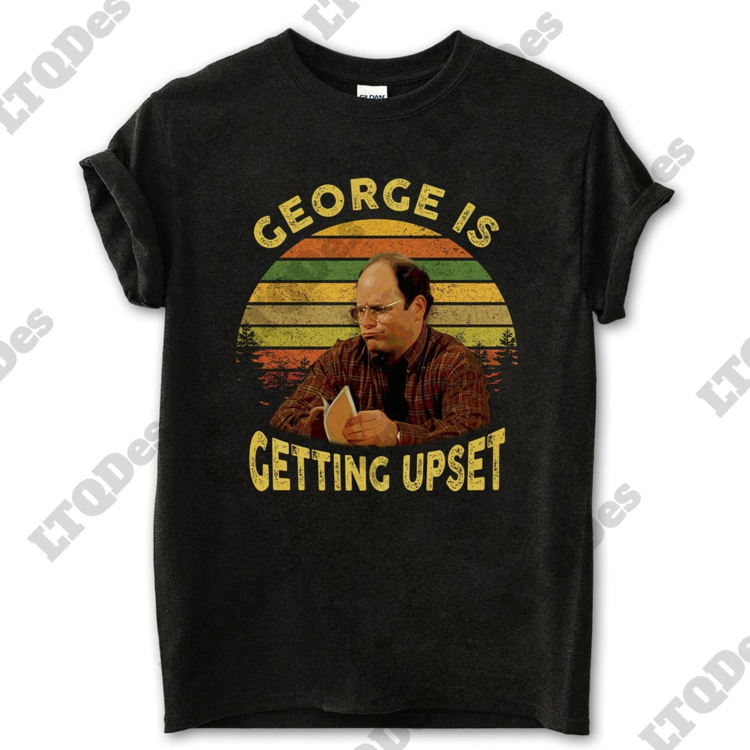 George Costanza George Is Getting Upset Vintage T-Shirt, Movies Quote ...