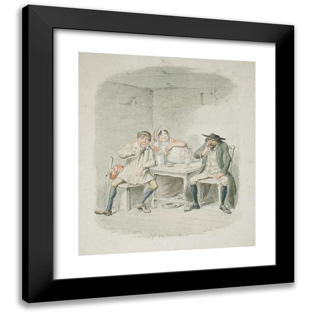 George Cruikshank 15x17 Black Modern Framed Museum Art Print Titled ...
