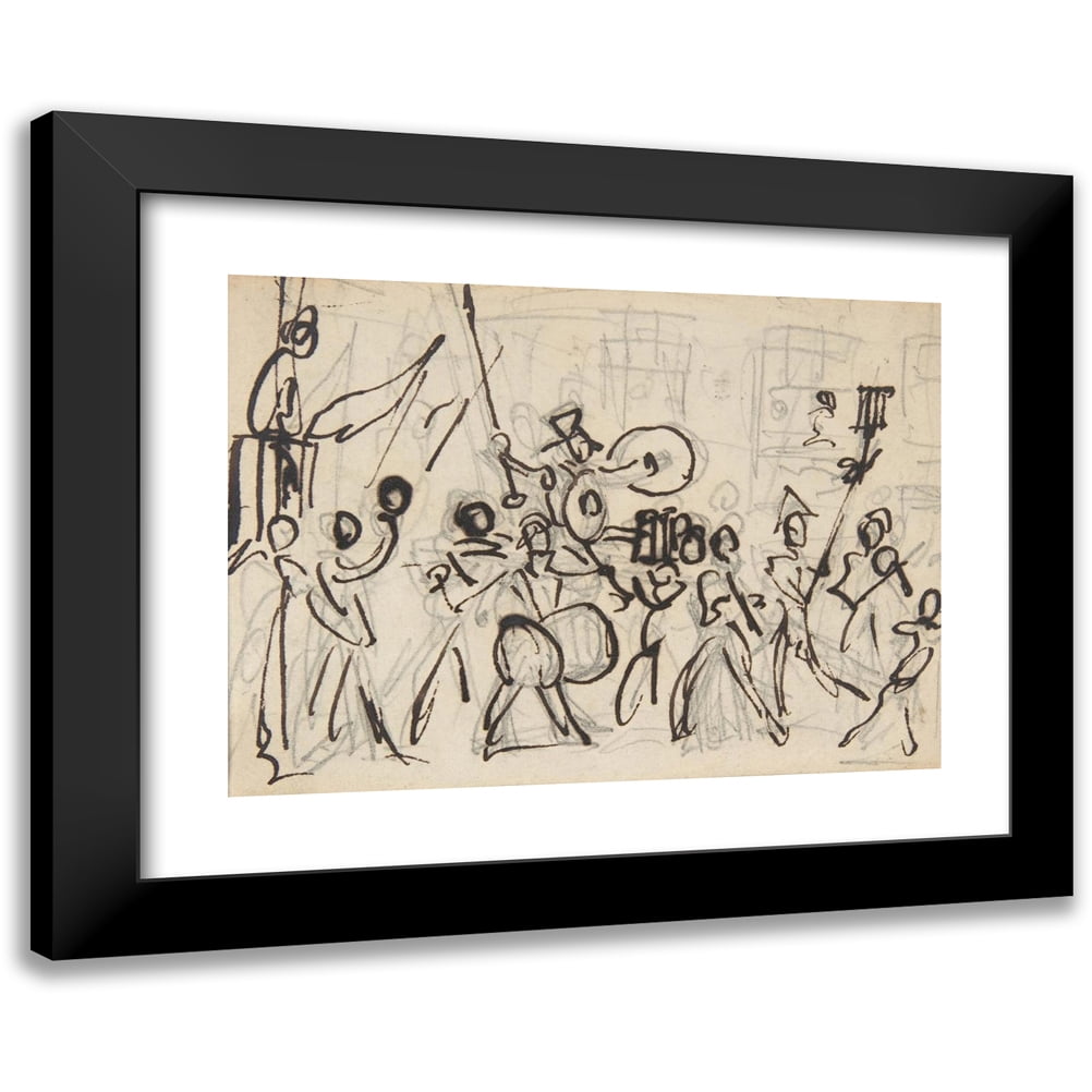 George Cruikshank 24x19 Black Modern Framed Museum Art Print Titled - A ...
