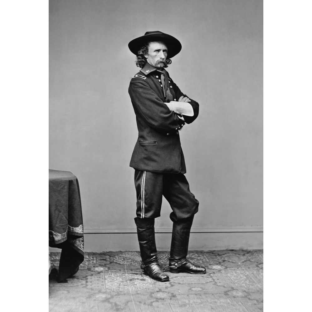 George Custer. Namerican Army Officer. Photographed While An Officer In ...