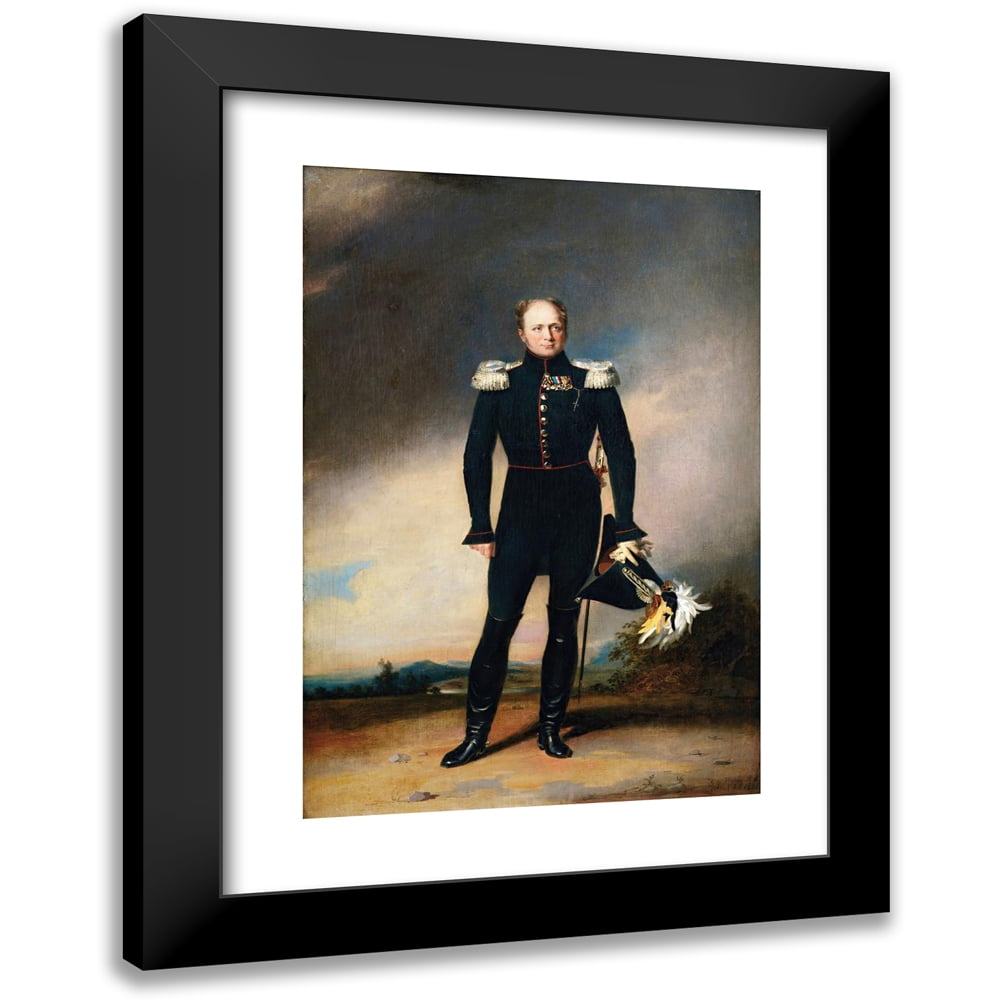 George Dawe 11x14 Black Modern Framed Museum Art Print Titled ...