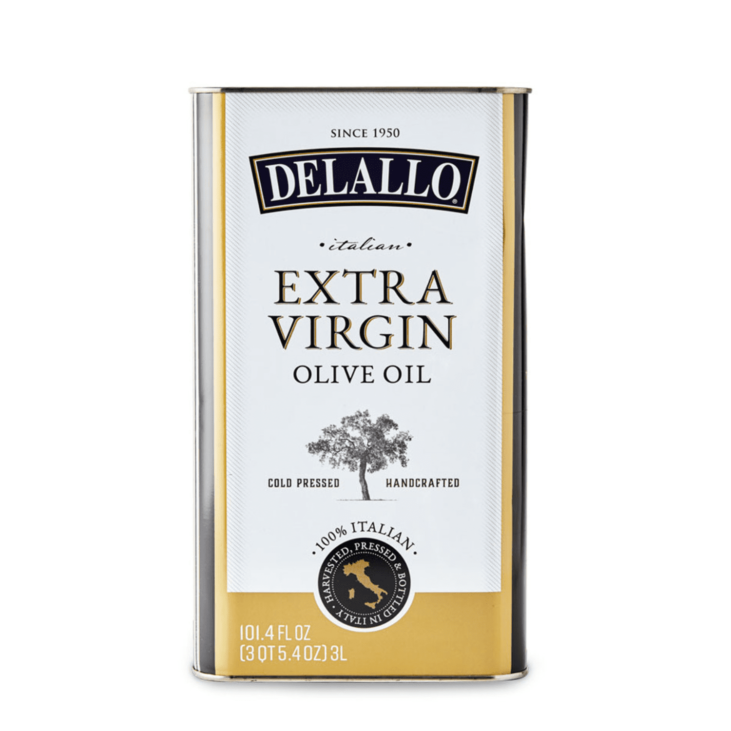 DeLallo Extra Virgin Olive Oil, Made in Italy, 3 Liter Can - Walmart.com