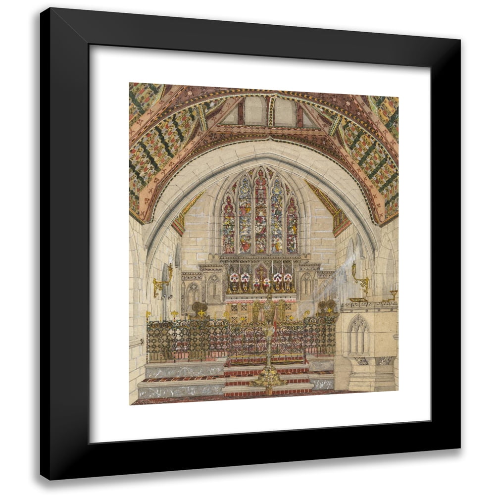 George Edmund Street 12x14 Black Modern Framed Museum Art Print Titled ...