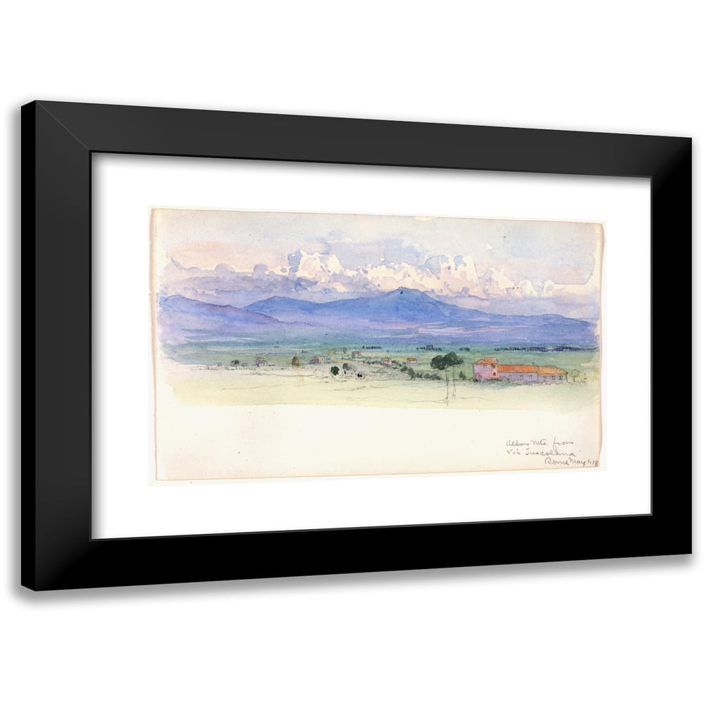 George Elbert Burr 24x16 Black Modern Framed Museum Art Print Titled ...
