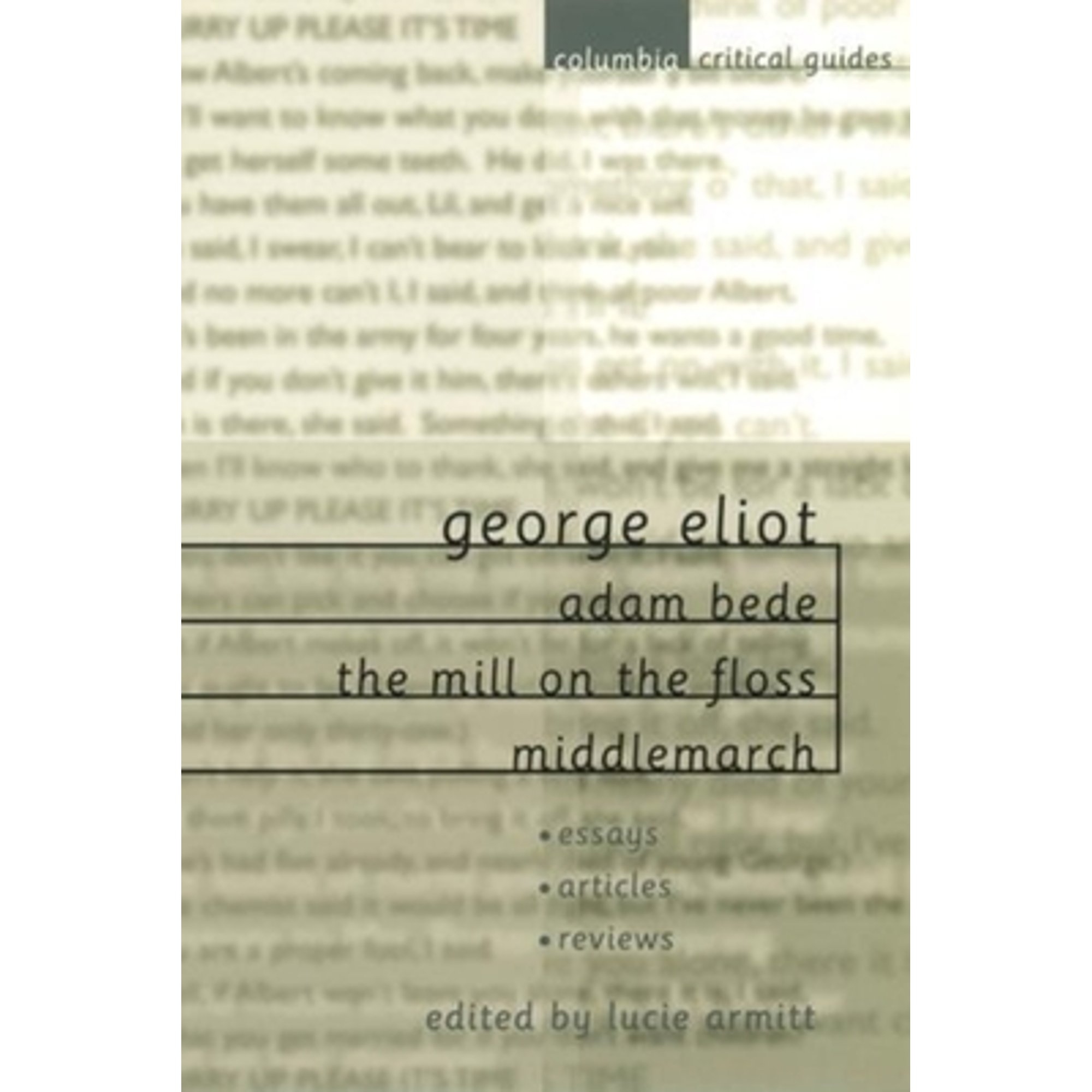 Pre-Owned George Eliot: Adam Bede, the Mill on the Floss, Middlemarch ...